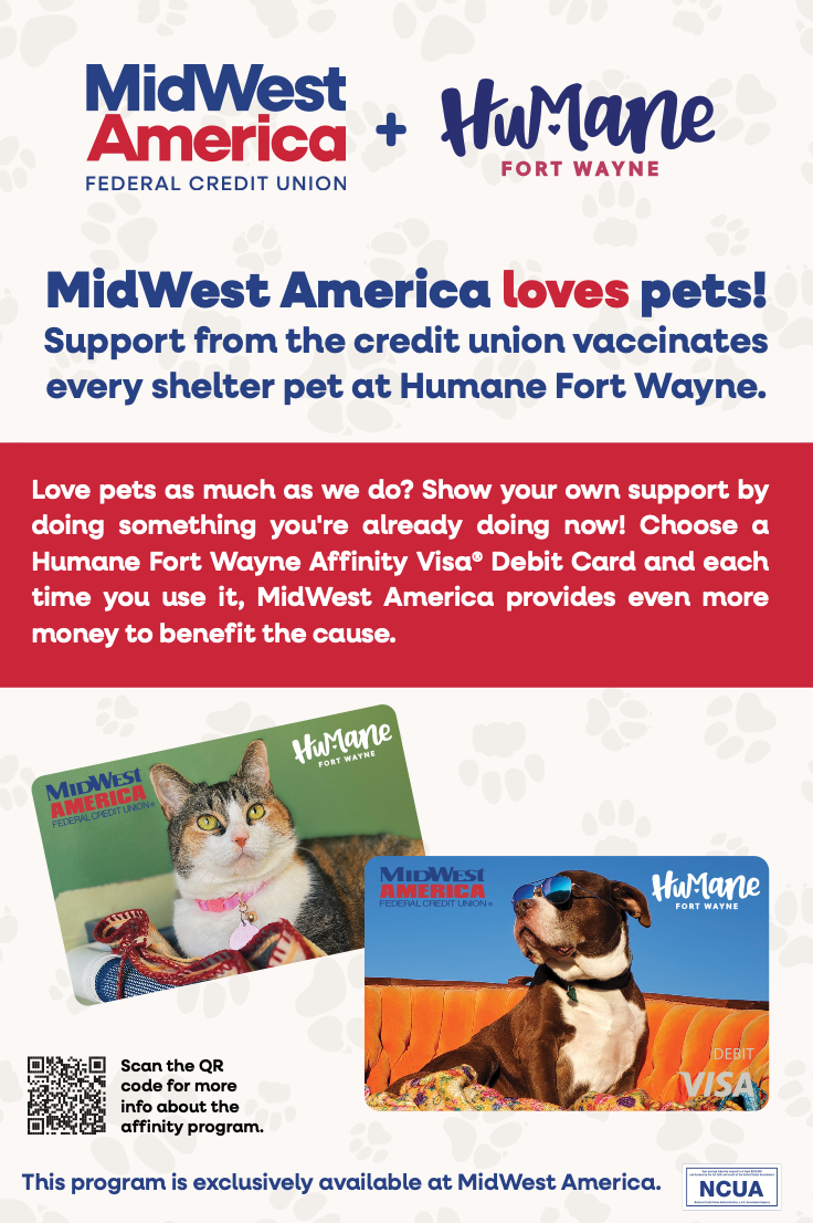 Affinity Visa® Debit Cards - Humane Fort Wayne